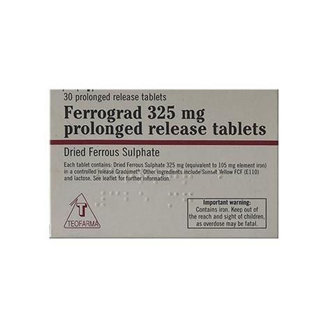 FERROGRAD TABS 325MG 33022 - LeahysPharmacy