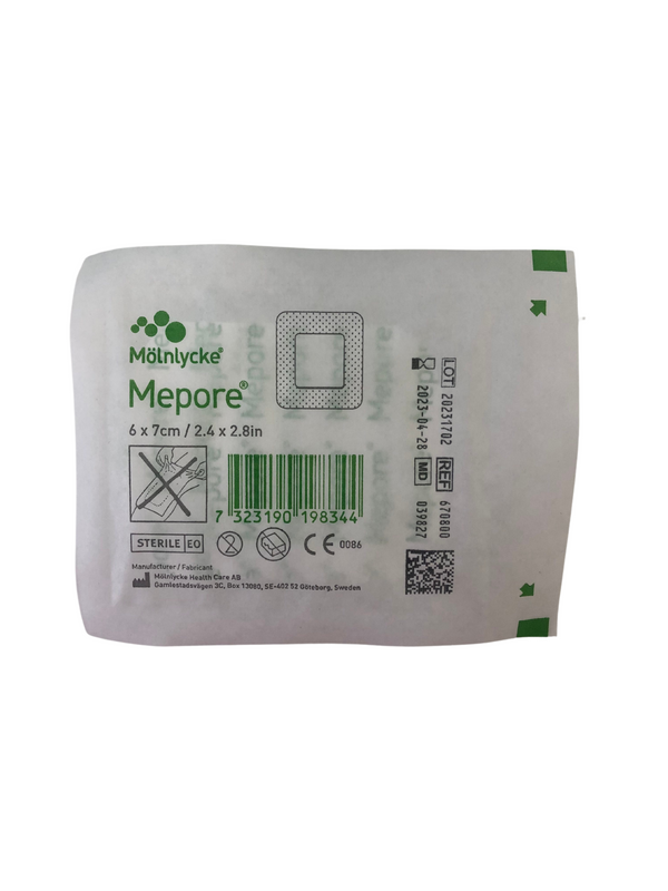 MEPORE STERILE ADHESIVE DRESSING 6X7CM 239801 - LeahysPharmacy