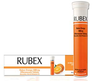 RUBEX VITAMIN C EFFERVESCENT TABLETS 20S 769852 - LeahysPharmacy