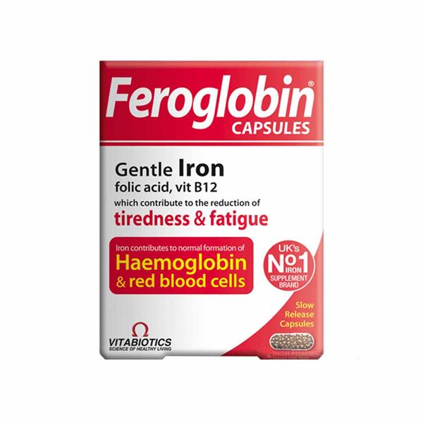 VITABIOTICS FEROGLOBIN B12 CAPSULES 30S 234931 - LeahysPharmacy